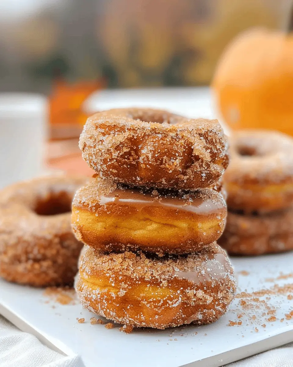 pumpkin spice donuts