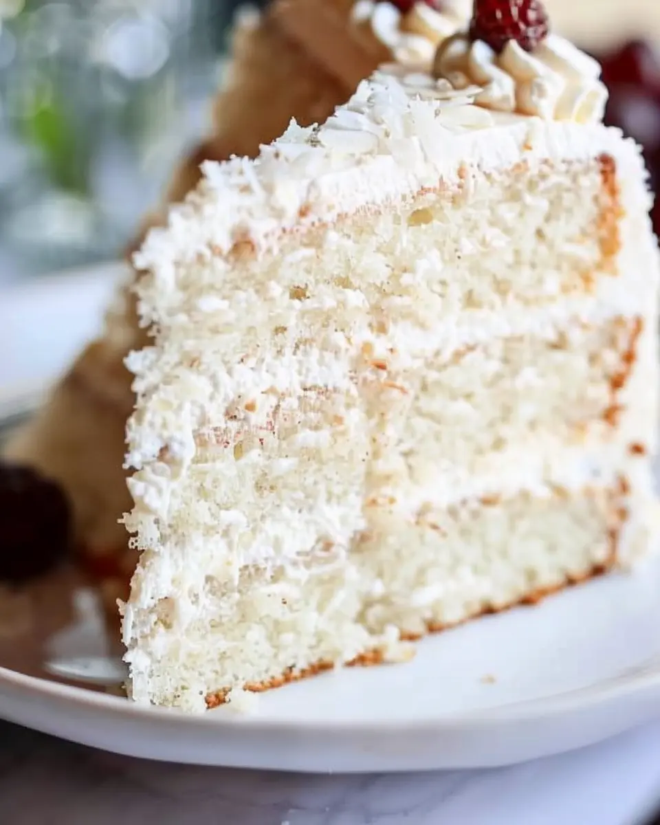 The Ultimate White Almond Cake