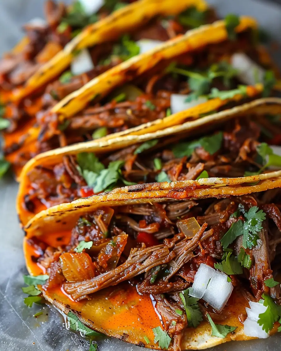 crock pot birria tacos