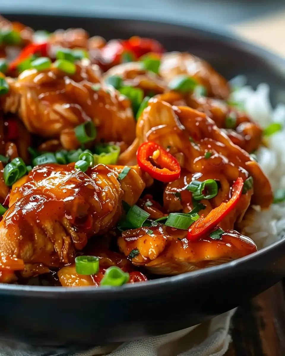slow cooker sweet chili chicken